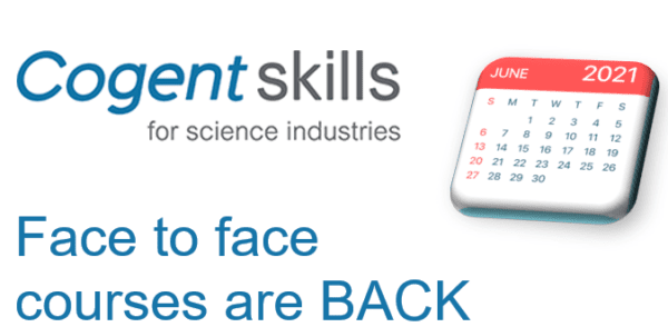 Face to face courses are back! Inclusive options for all - Cogent Skills
