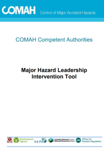 COMAH Major Hazard Leadership Intervention Tool - Cogent Skills
